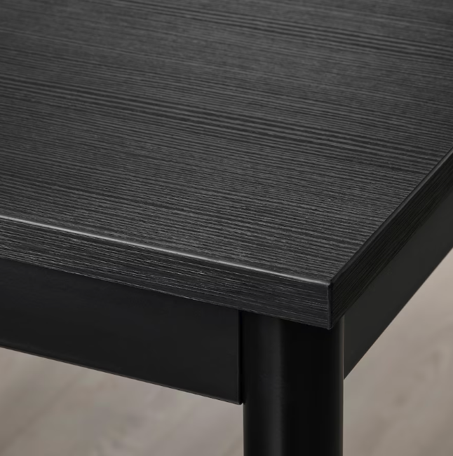 SANDSBERG Table, black, 110x67cm - dehome